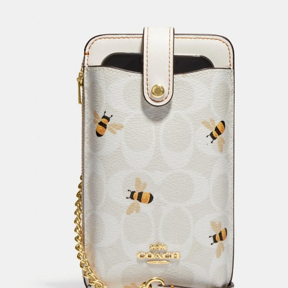 Coach | Bags | Coach Bee Print Phone Crossbody Bag | Poshmark